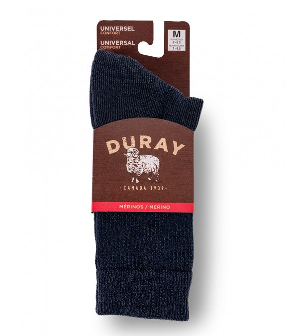 Duray Merino Wool Socks Work/Performance Laval – Boutique du Cordonnier