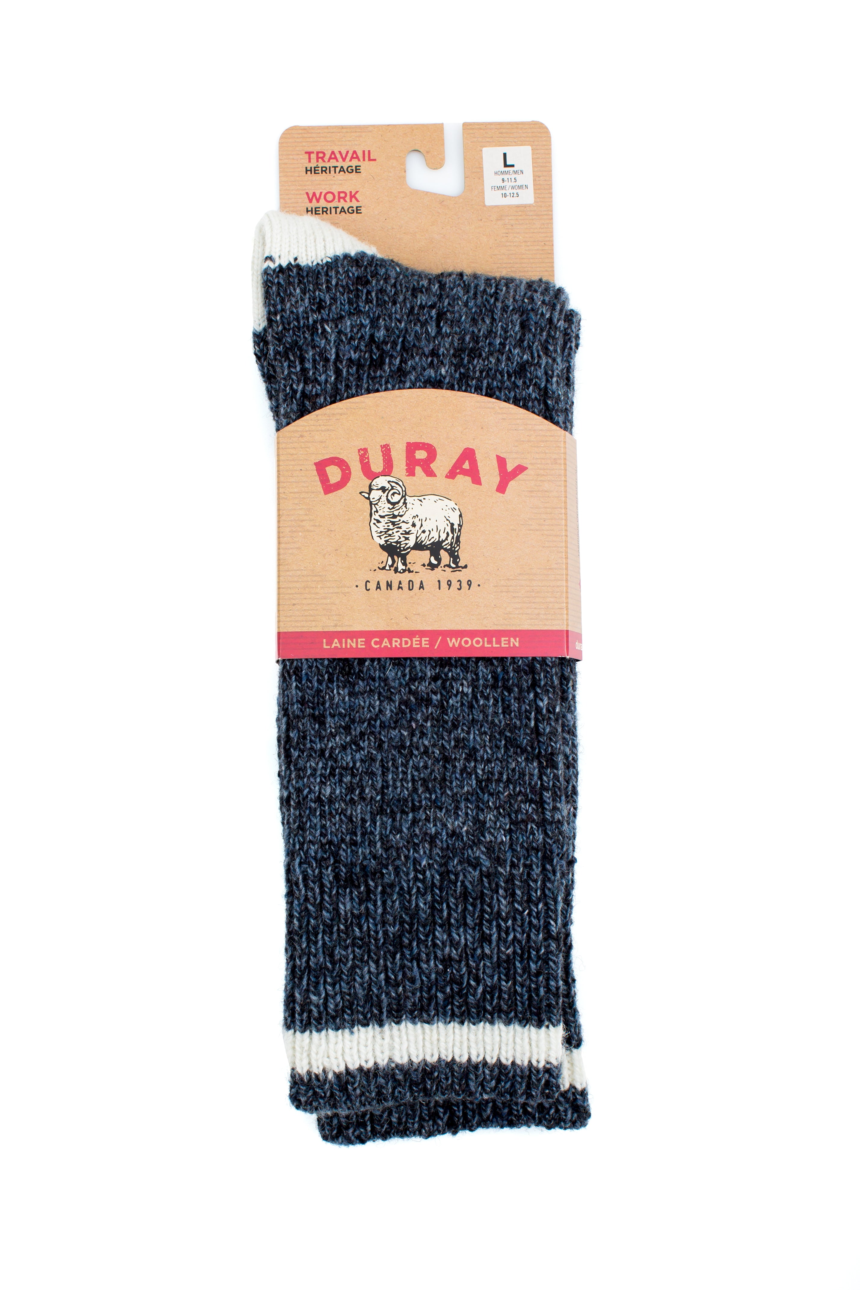 Duray Wool Socks DENIM Work/Heritage in Laval – Boutique du Cordonnier